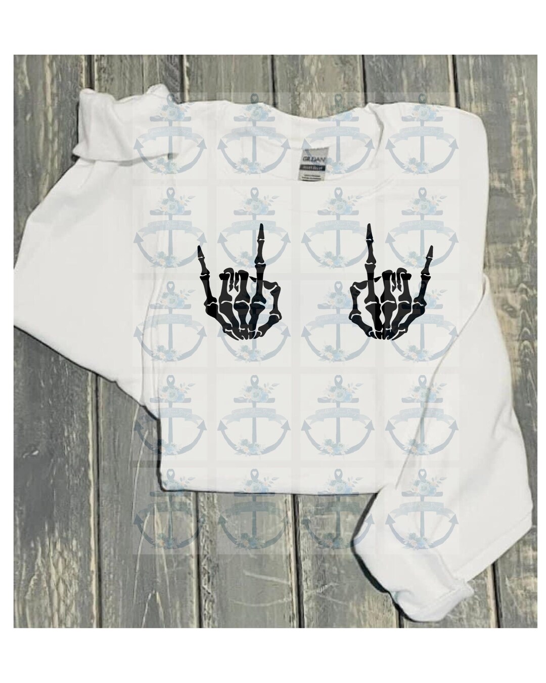 Rockstar Skeleton Hands Sublimation Design SVG PNG - Etsy