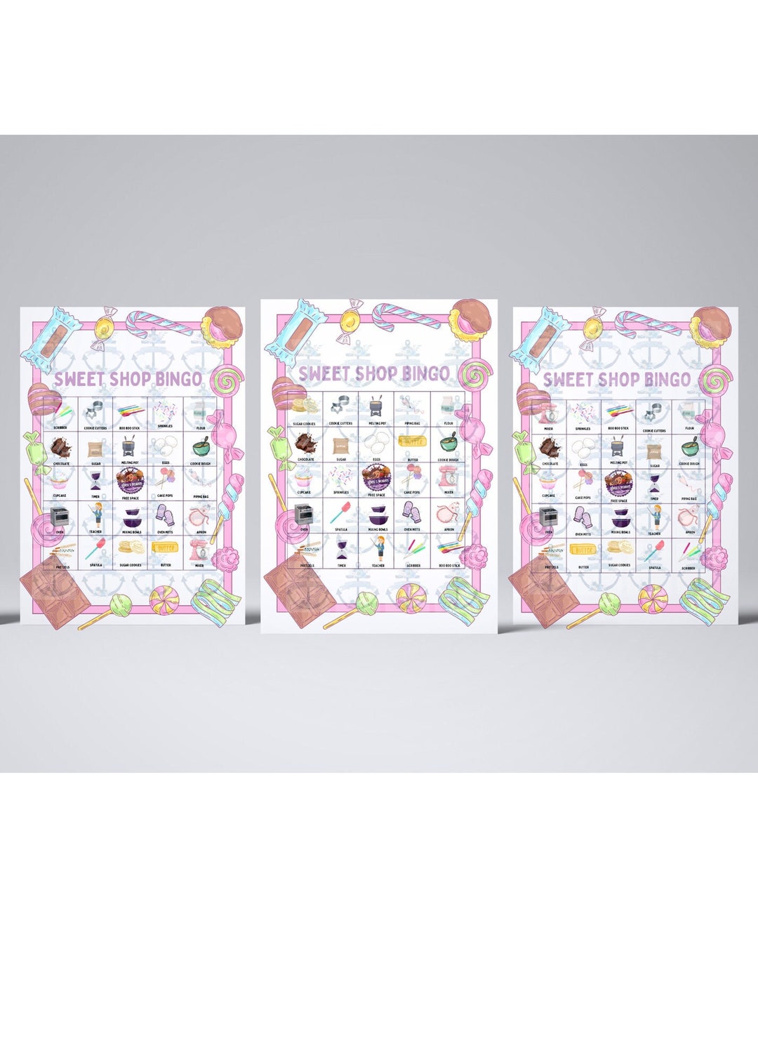 Sweet Treats Adventure: Treasure Hunt Game & Bingo Game Included PDF ...