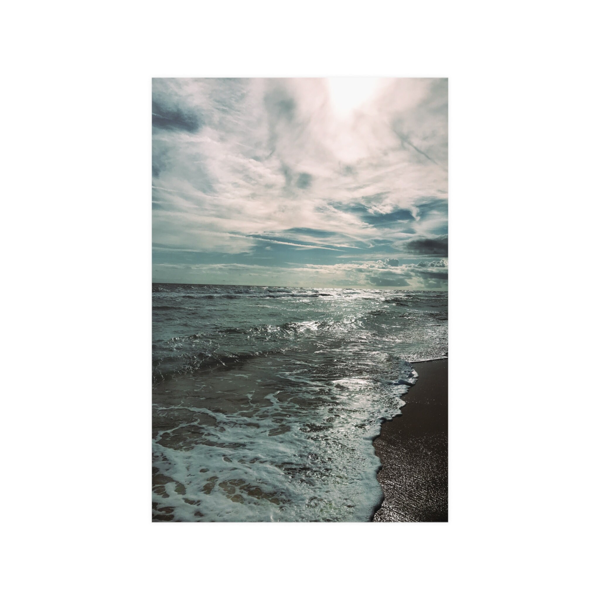 Aquaskies Poster, Beach Art, Photo Art, Nature Posters, Satin Posters ...