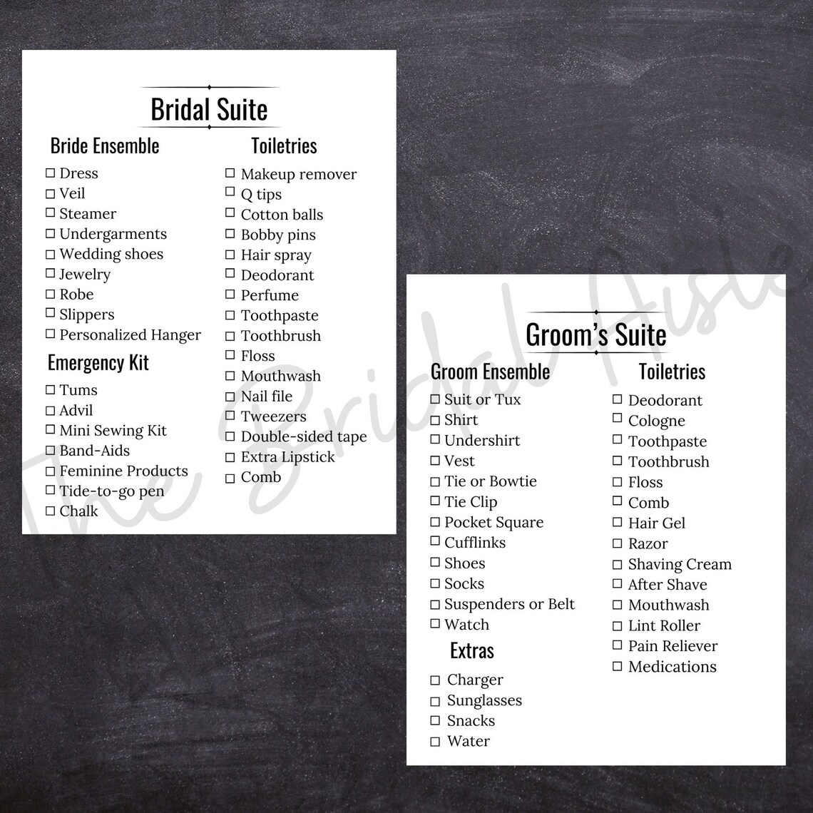 Wedding Packing Checklist, Printable Wedding Checklist, Wedding ...