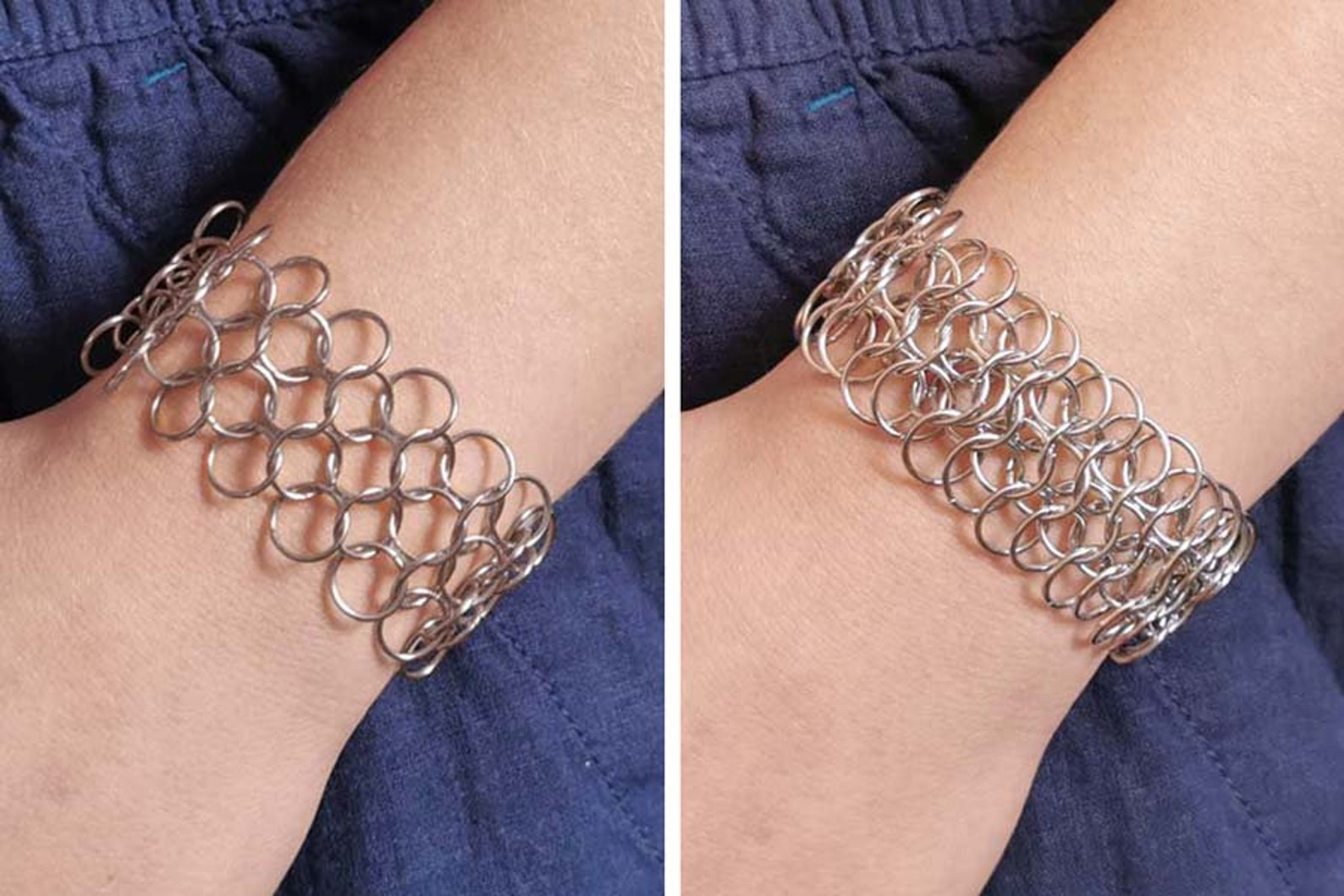 Freya Chainmail Bracelet Pattern Download 2 Designs - Etsy