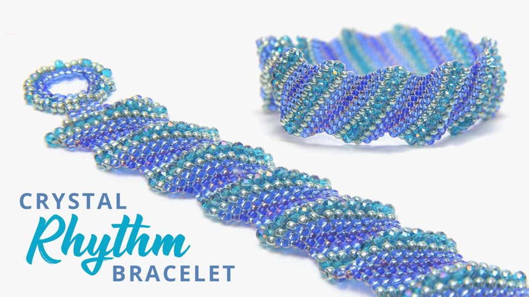 Flat Cellini Spiral Rhythm Bracelet Beading Pattern Download - Etsy