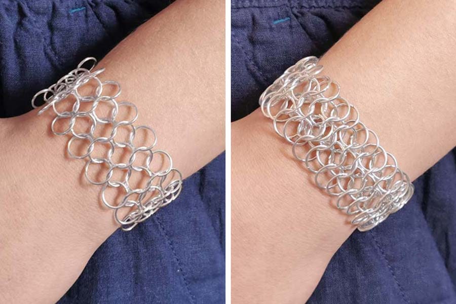Freya Chainmail Bracelet Pattern Download 2 Designs - Etsy