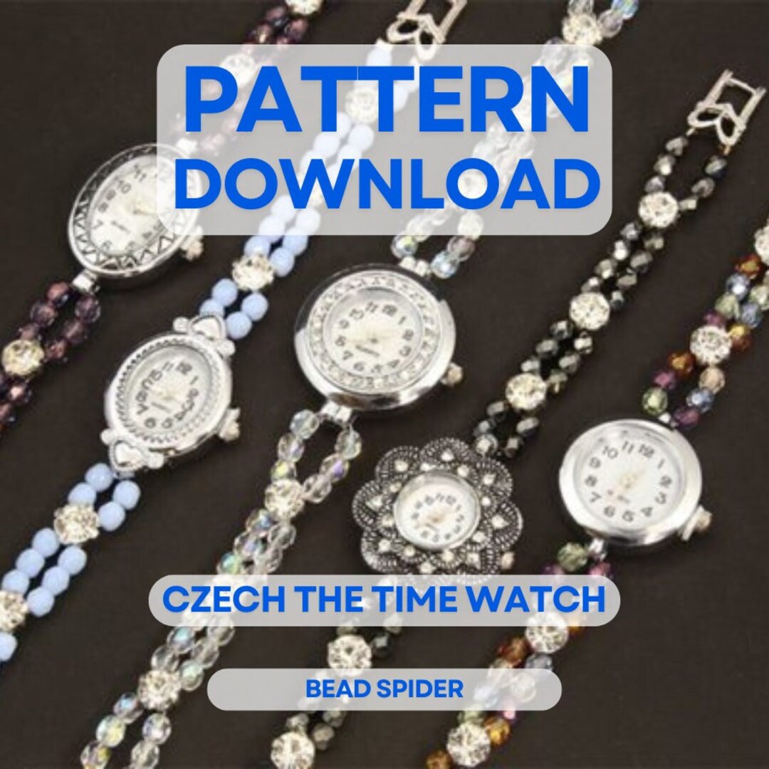 Czech the Time Beaded Watch Pattern Download - Etsy