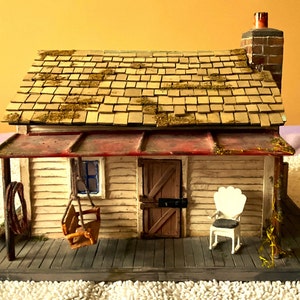 Miniature House Model Shack Cabin - Etsy