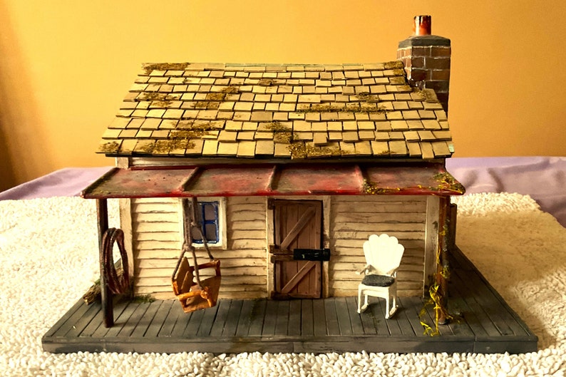 Miniature House Model Shack Cabin - Etsy