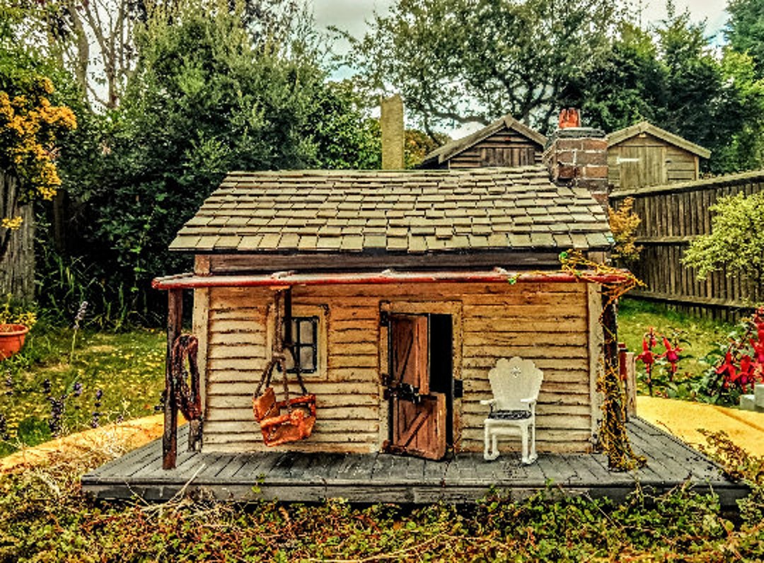 Miniature House Model Shack Cabin - Etsy