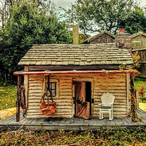 Miniature House Model Shack Cabin - Etsy