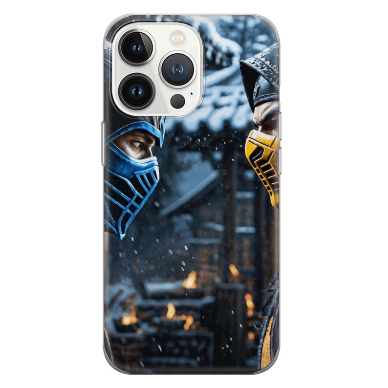 Mortal Kombat Scorpio VS Sub Zero Case Fit for Iphone15, 14, 13, 12, 8 ...