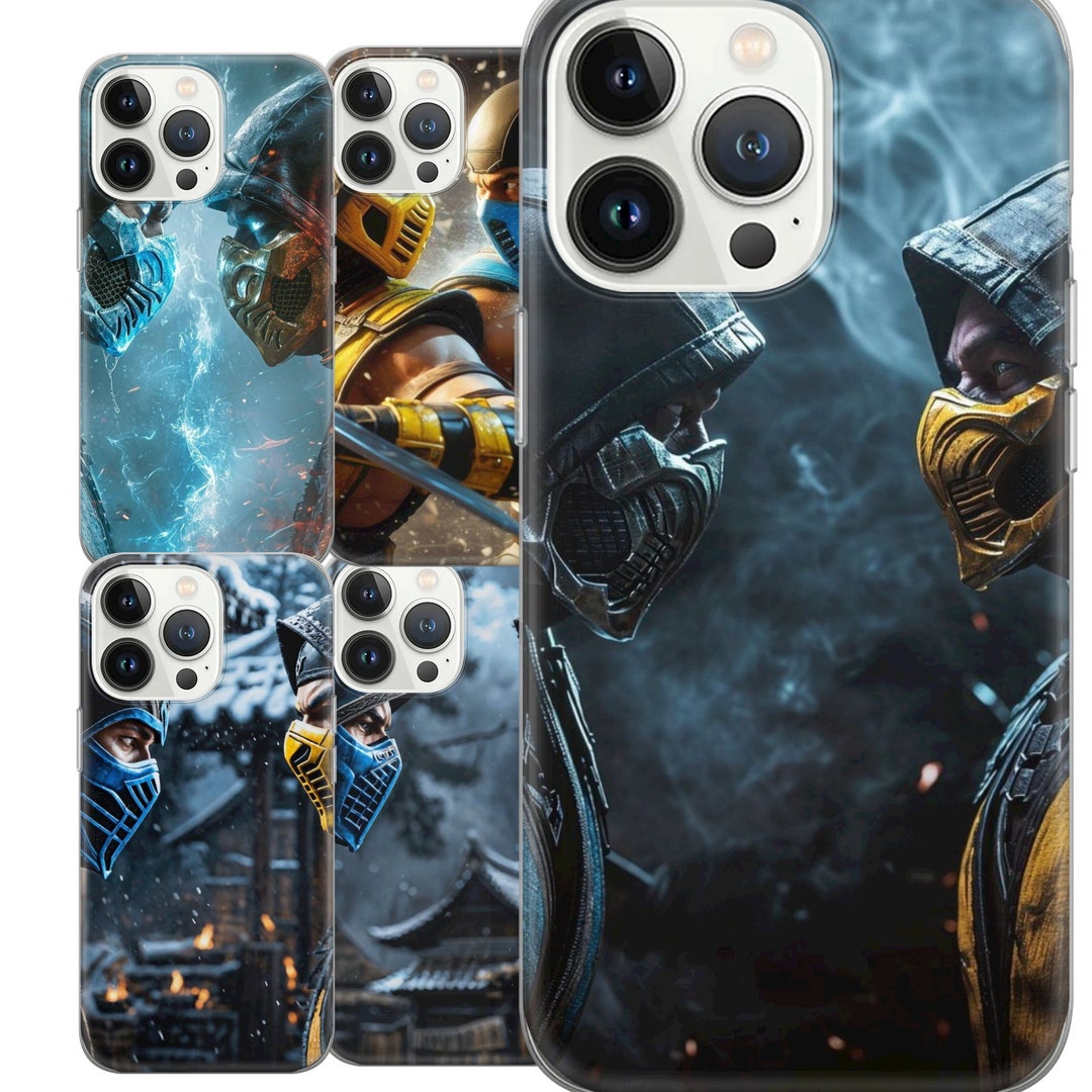 Mortal Kombat Scorpio VS Sub Zero Case Fit for Iphone15, 14, 13, 12, 8 ...