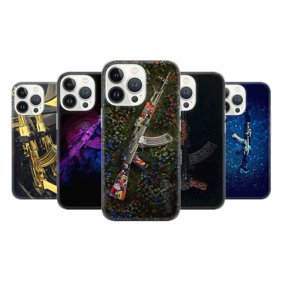 Gun Ammo Collection CSGO Weapon Cover Fit for iPhone 15, 14, 13, 12, 8 ...