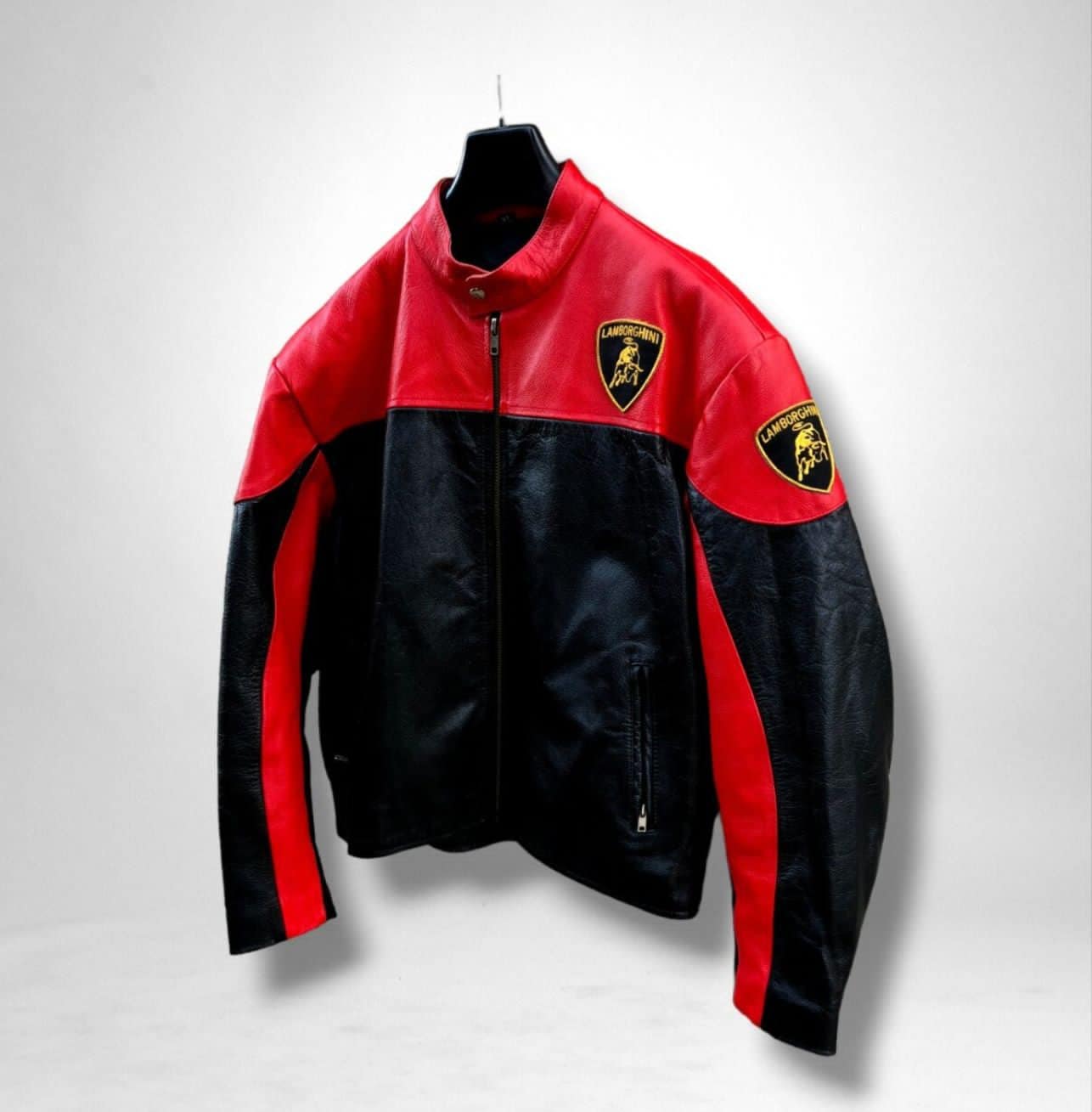 Lamborghini Vintage Leather Jacket Racing Streetwear Biker - Etsy UK