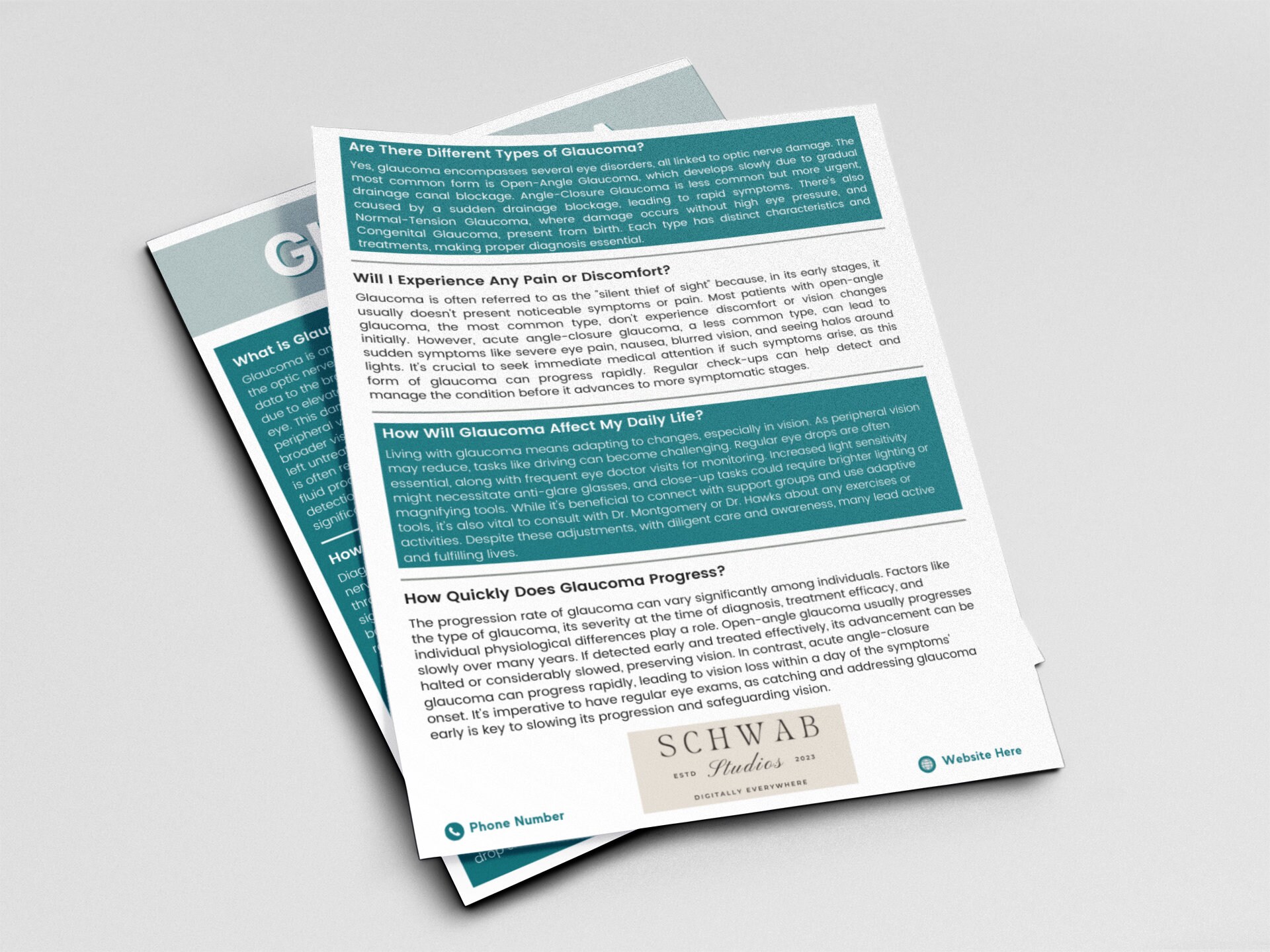 Glaucoma Customizable Information Sheet Eye Doctor Patient Handout - Etsy