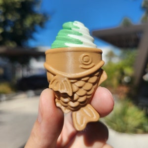 Taiyaki Ice Cream Mechanical Keyboard Fidget Toy: Stress Relief ...