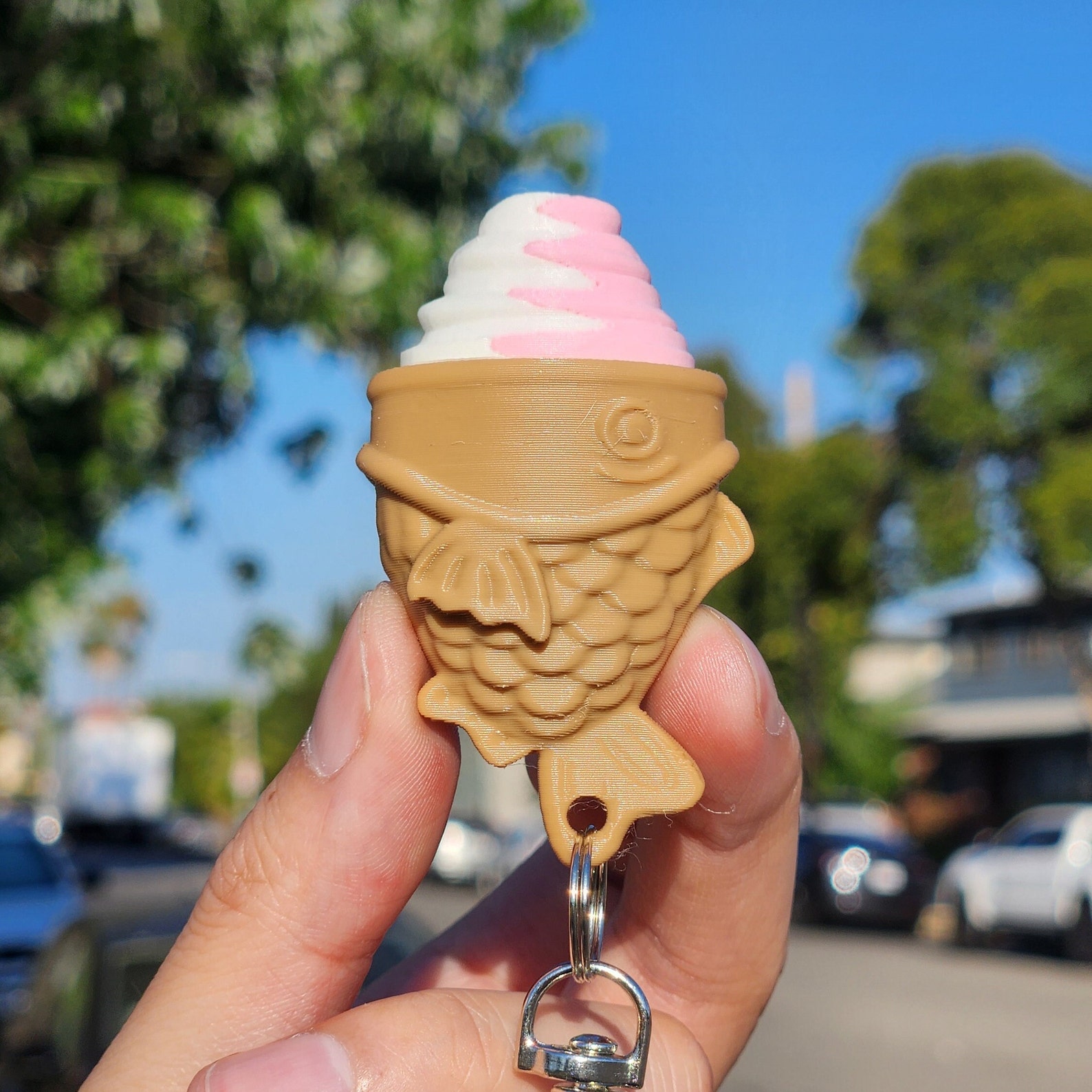 Taiyaki Ice Cream Mechanical Keyboard Fidget Toy: Stress Relief ...
