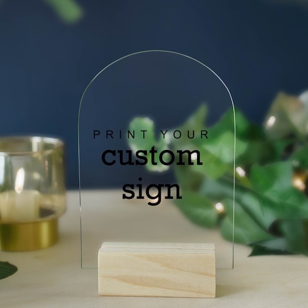 Table Top Small Business Sign - Etsy