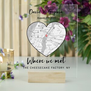 Anniversary Plaques for Couples, Custom Location Gifts,valentines Day ...