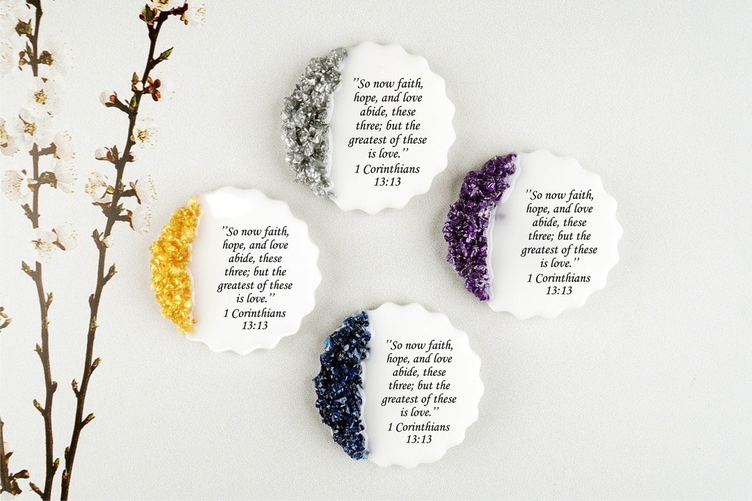Christian Epoxy Magnets for Guest, Bible Verse Magnets in Bulk, Bible ...