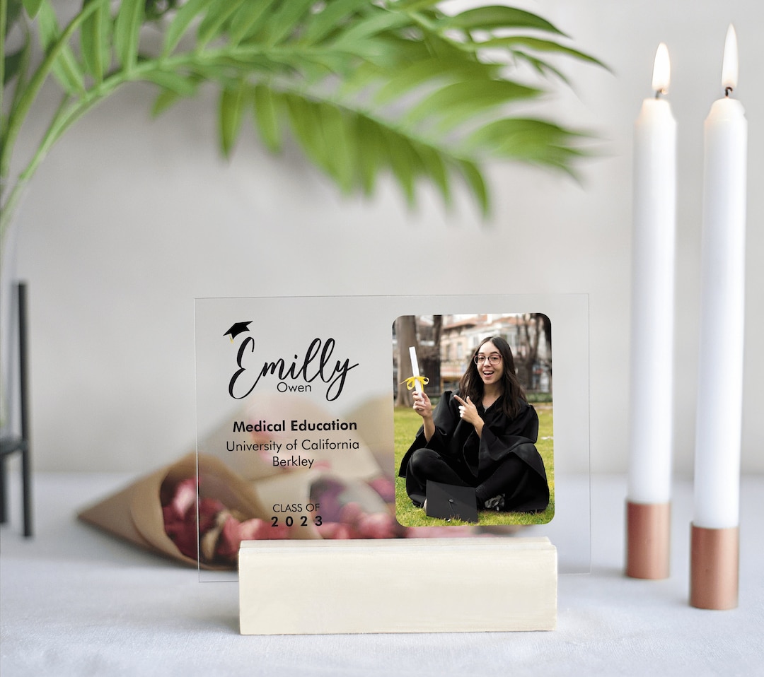 Personalized Graduation Acrylic Plaque,graduation Gifts for Her,college ...