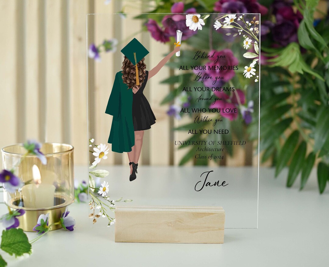 Graduation Gift for Her,personalized Graduation Plaque Decor,college ...