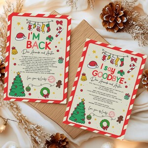 Editable Elf Letter, Elf Arrival Letter, Elf Return Letter, Elf I'm ...