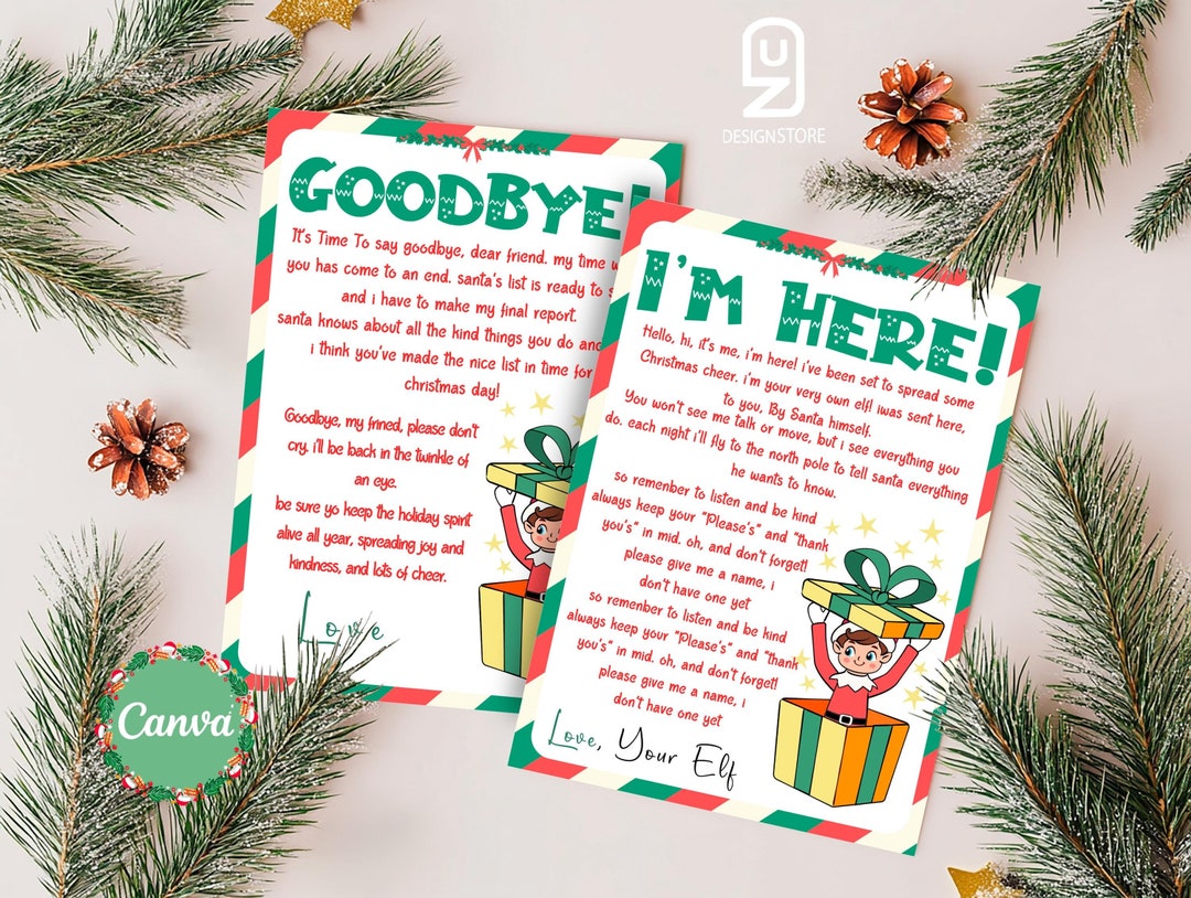 Elf Arrival Letter From Santa: Kids Christmas Fun (digital File) - Etsy