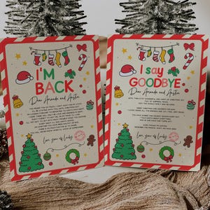 Editable Elf Letter, Elf Arrival Letter, Elf Return Letter, Elf I'm ...