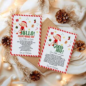 Elf I'm Back Letter From Elf, Elf Arrival Letter Boy and Girl Elf ...