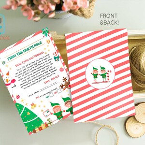 EDITABLE First Time Elf Arrival Letter First Time Elf Visiting Letter ...
