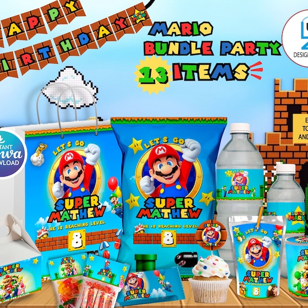 Mario Printables - Etsy