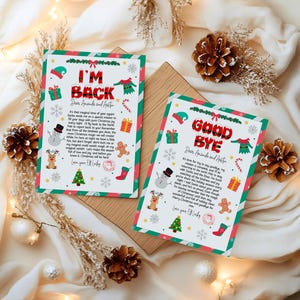 Editable Elf Letter, Elf Arrival Letter, Elf Return Letter, Elf I'm ...
