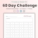 60 Day Habit Tracker Template, Printable 60 Day Challenge Tracker Pdf ...