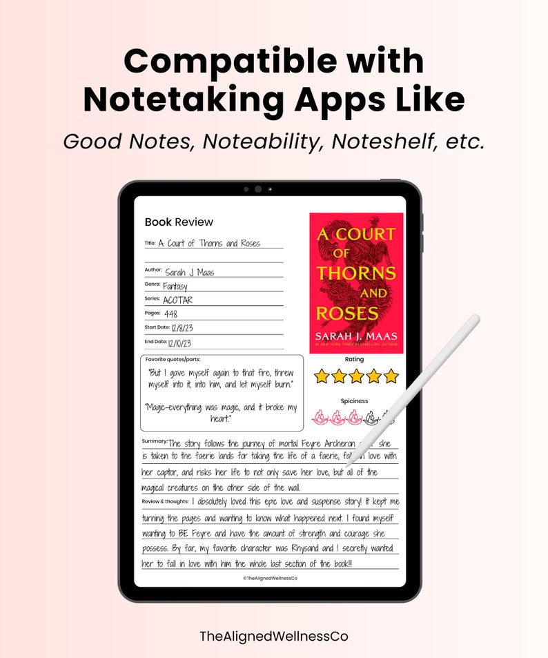 Book Review Template Printable, Book Review Printable, Goodnote Book Review, Book Club ...