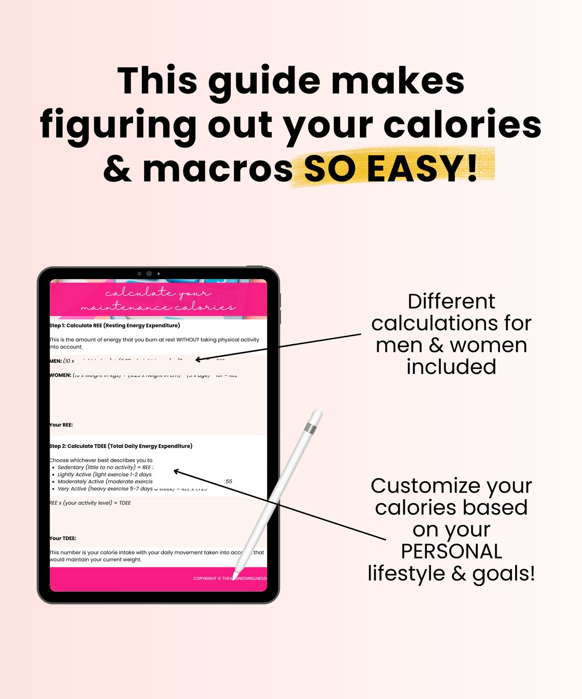 Macro Tracker Meal Planner, Macro Guide, Macro Meal Planner, Macro ...
