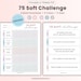 75 Soft Challenge Template EDITABLE, 75 Soft Challenge Printable, 75 ...