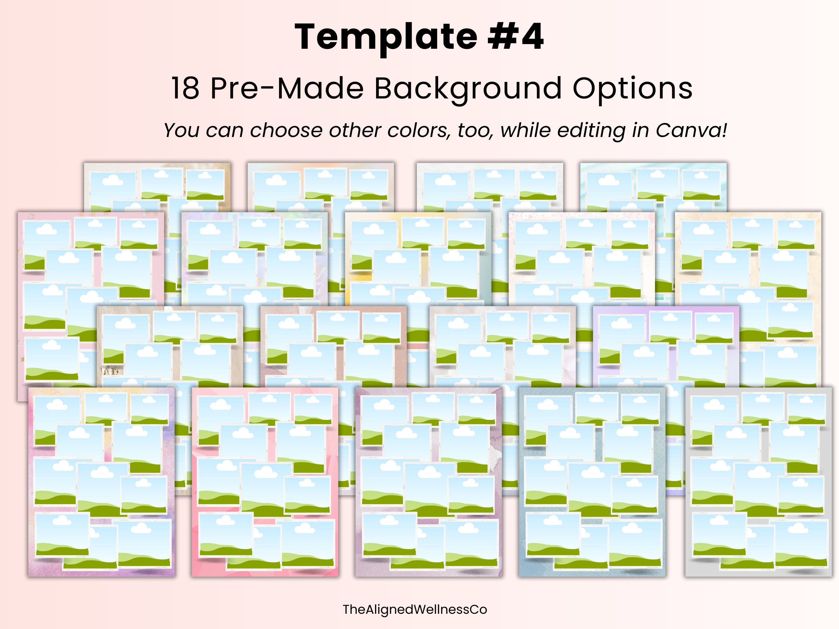 2024 Vision Board Template, Digital Vision Board Printables EDITABLE in ...