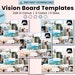 Vision Board Template 2024, New Years Goals, EDITABLE Digital Mood ...