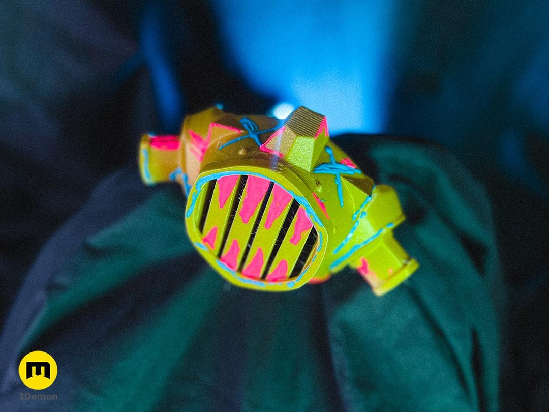 Arcane Jinx Mask (arcane Gas Mask Unpainted) - Etsy