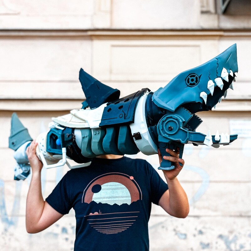 Arcane Jinx Shark - Etsy