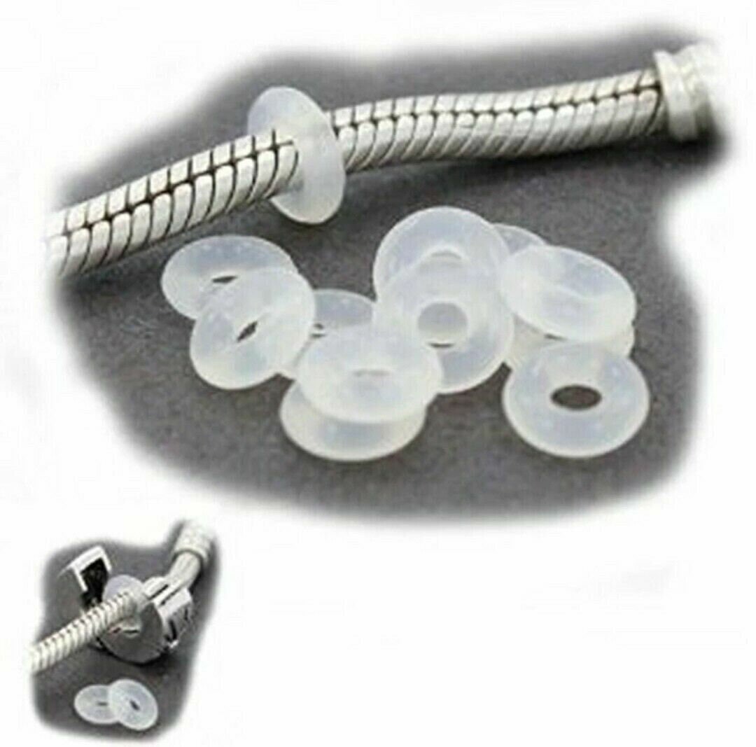 Transparent Silicone Rubber Stopper Clip Inserts O Rings Spacer, Holds ...