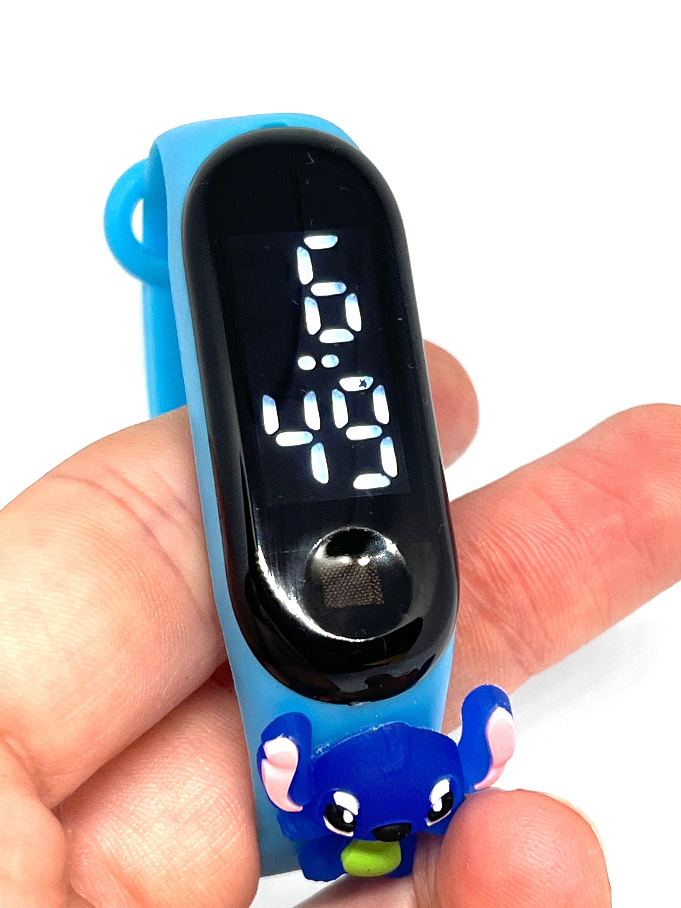 Lilo and Stitch Blue Digital Wrist Watch Kids Girls Disney Time ...