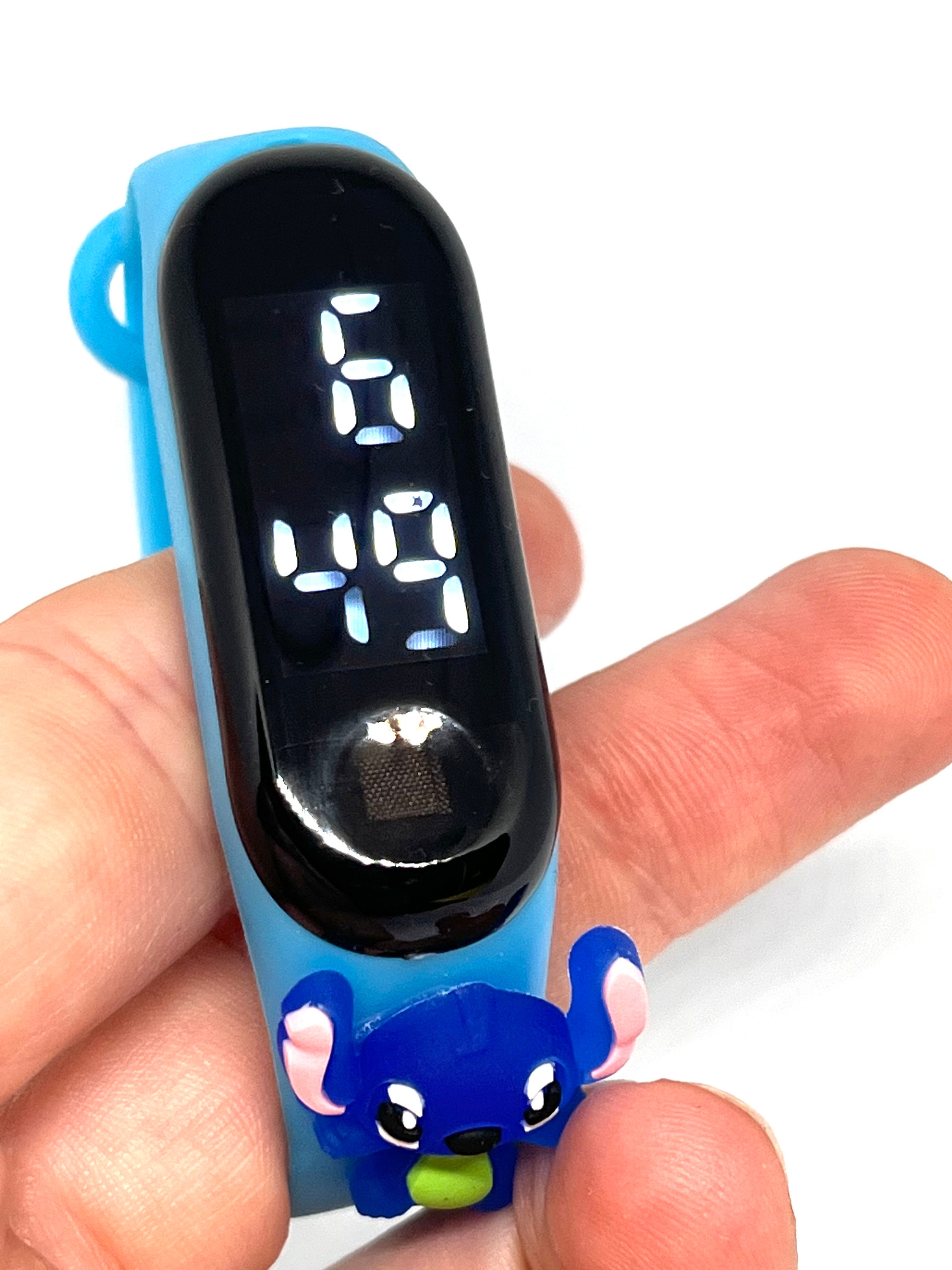 Lilo and Stitch Blue Digital Wrist Watch Kids Girls Disney Time ...