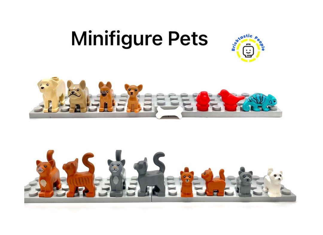 Minifigure Pets, Lego Dog, Lego Cat, Lego Pets, Customized Gift, Unique ...