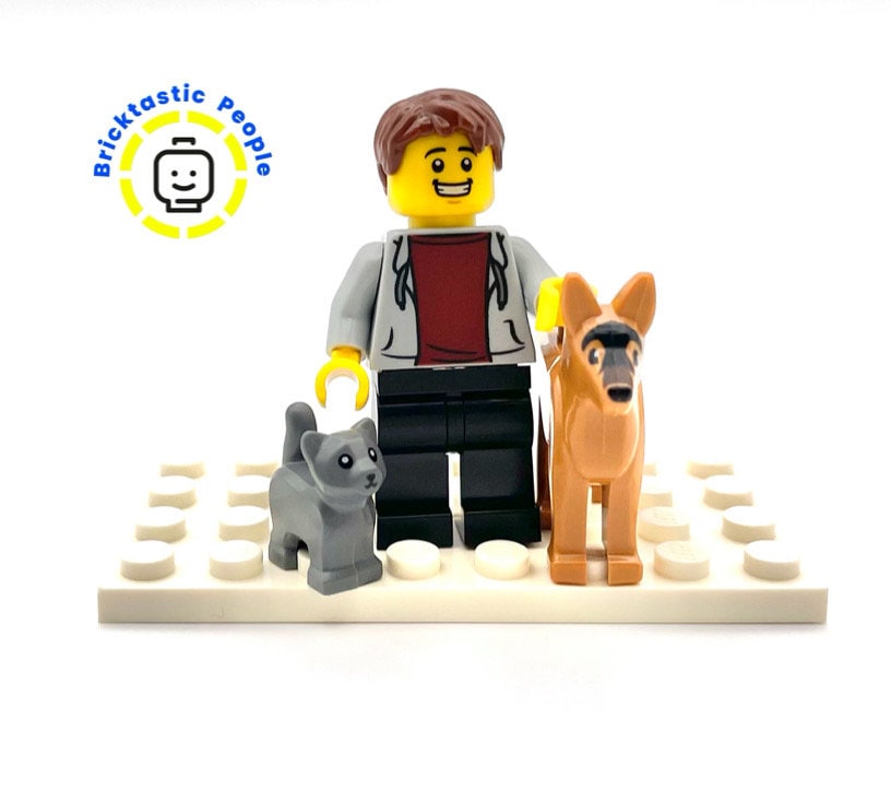 Minifigure Pets, Lego Dog, Lego Cat, Lego Pets, Customized Gift, Unique ...
