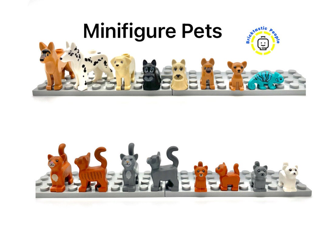 Minifigure Pets, Lego Dog, Lego Cat, Lego Pets, Customized Gift, Unique ...