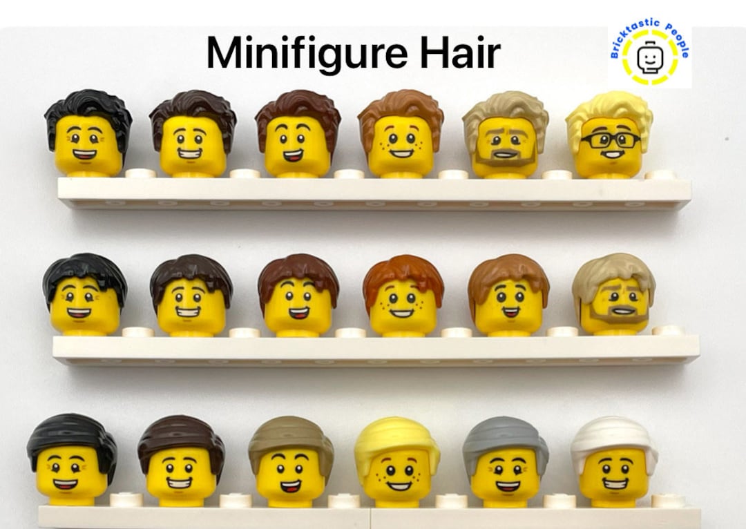 Customized Minifigure, Lego Hair - Etsy