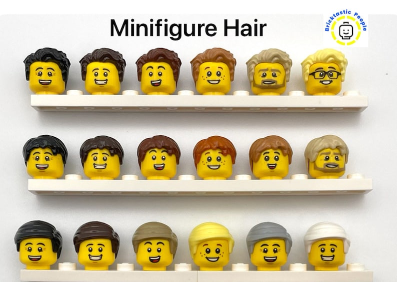 Customized Minifigure, Lego Hair - Etsy