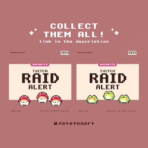 Honey Bear Twitch Raid Alert | Cute Pixel Stream Alerts | Kawaii Cozy ...