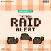 Sunflower Twitch Raid Alert | Cute Pixel Flower Stream Overlay | Kawaii ...