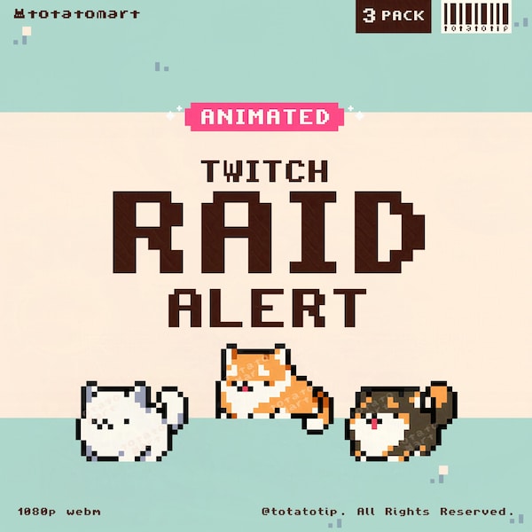 Twitch Dog Raid - Etsy